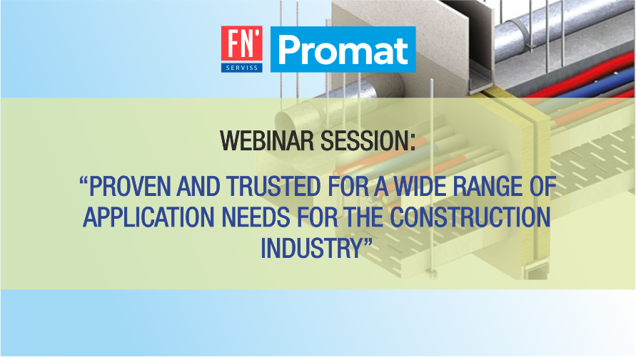 Webinar session: PROMAT - passive fire stopping solutions